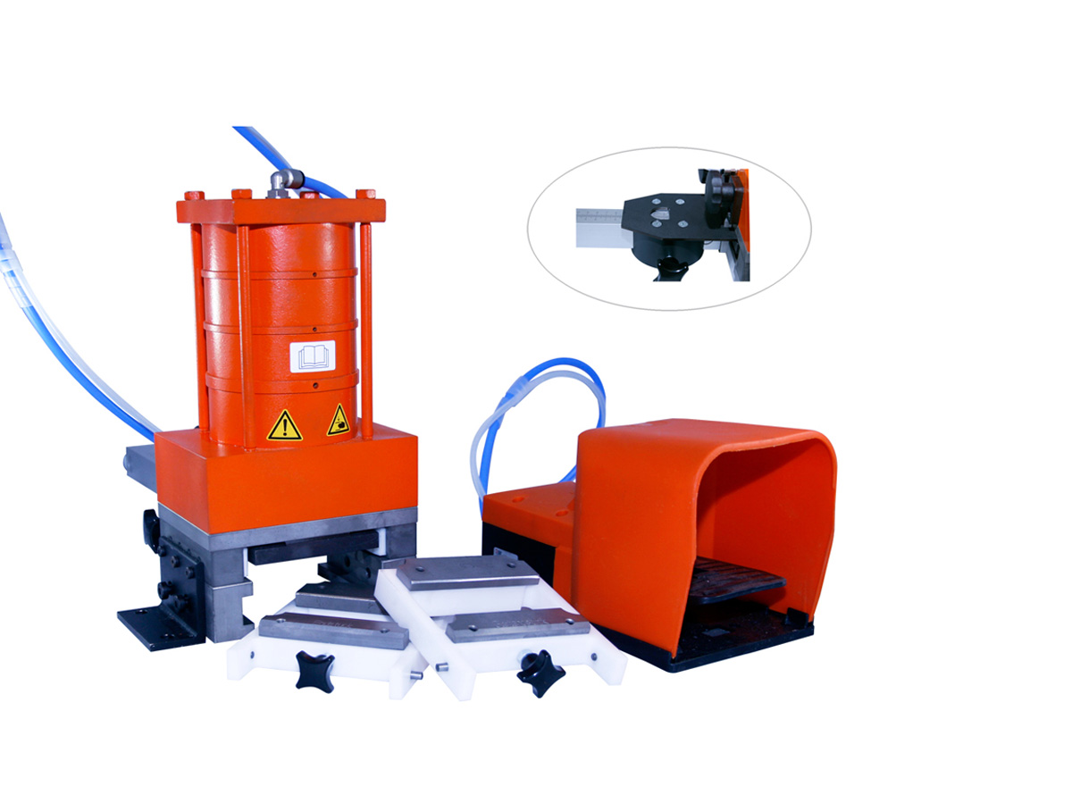 Hydro-pneumatic tabletop punching machine